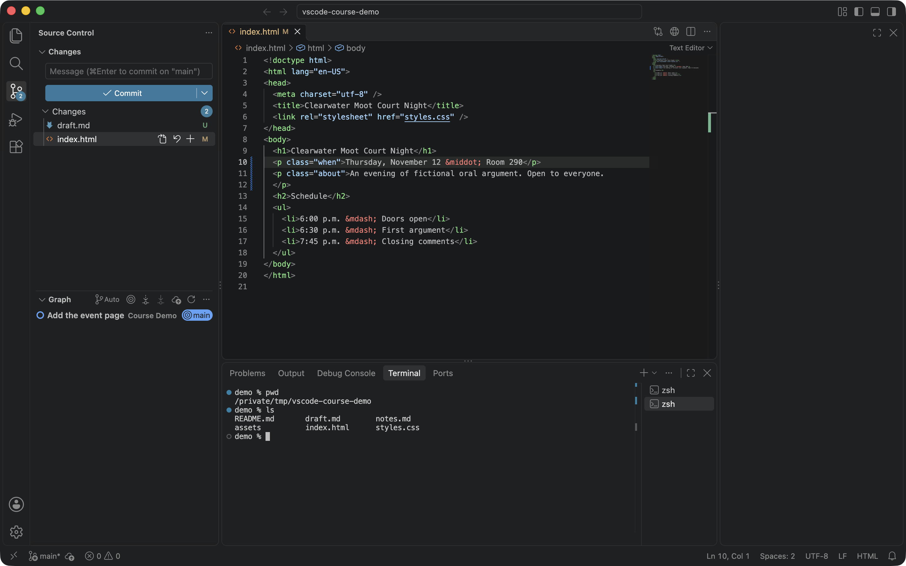 What the Panel Is Telling You | VS Code: Files, Changes, and AI Agents ...